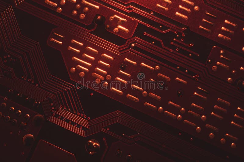 Electronic Circuit Board Abstract Background. Computer Motherboard ...