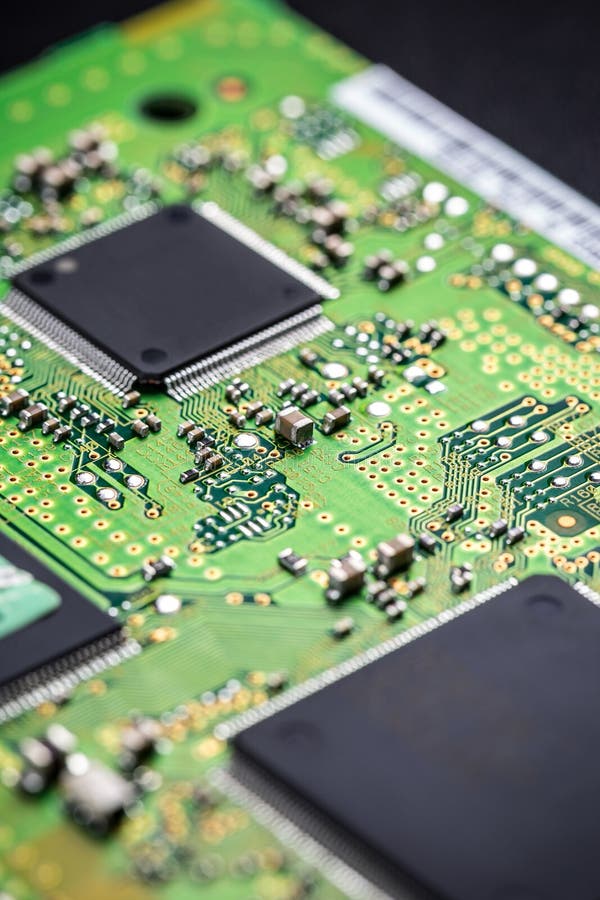 Electronic circuit board stock image. Image of electronic - 63914275