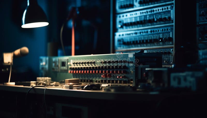 Close Up of Computer Board Close Up of Computer Motherboard Electronic ...