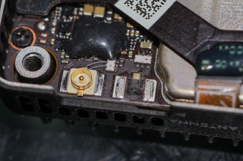 Electronic Circuit Board Close-up with Microchips Stock Image - Image ...