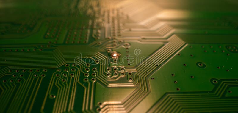 Electronic Circuit Board Closeup. Electronic Motherboard Card ...