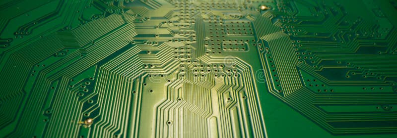 Electronic Circuit Board Closeup. Electronic Motherboard Card ...
