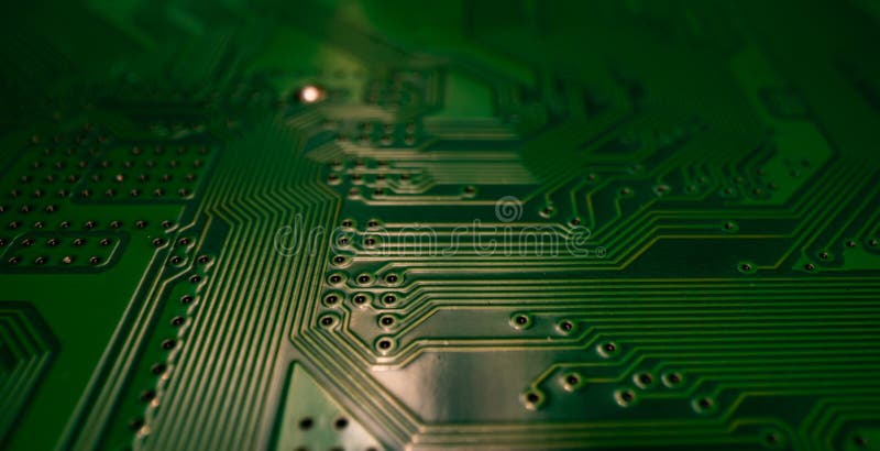 Electronic Circuit Board Background. Abstract Digital Technology ...