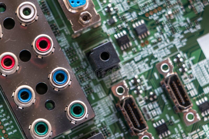 Electronic circuit board stock image. Image of electronic - 91157033