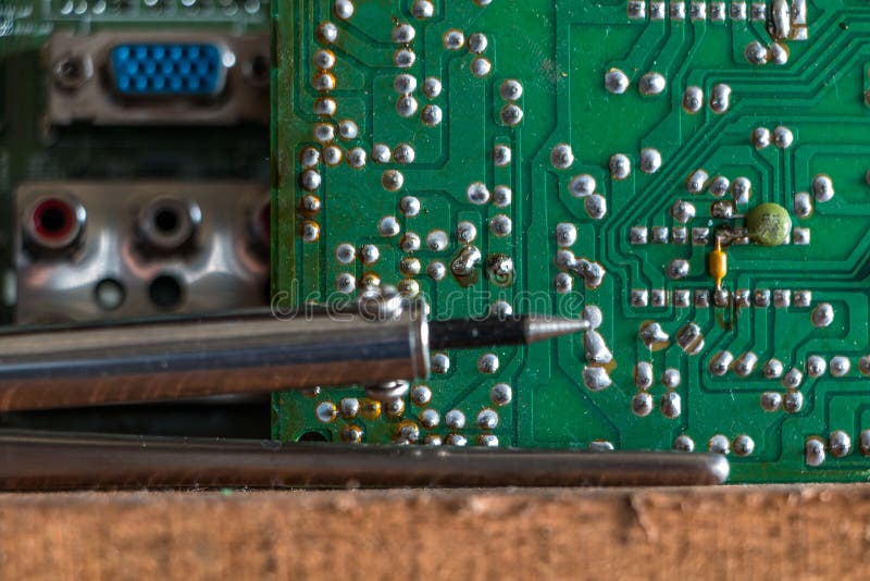 Electronic circuit board stock photo. Image of device - 91157650