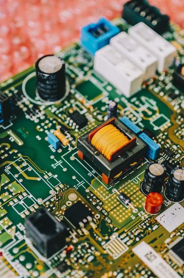 Electronic Circuit Board stock photo. Image of electronic - 107543596