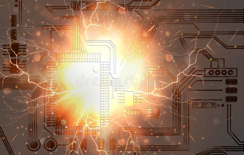Electronic Explode Stock Illustrations – 615 Electronic Explode Stock ...