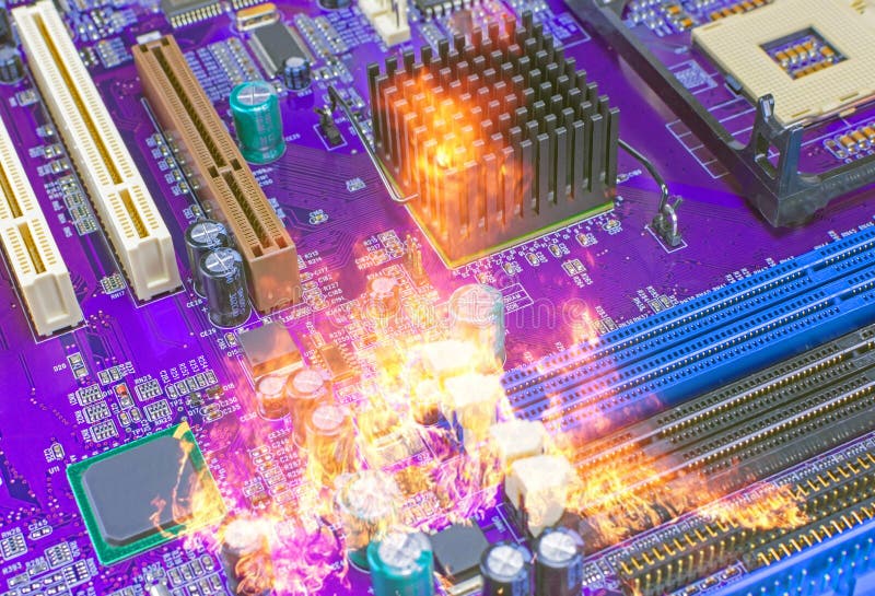 Electronic circuit board stock image. Image of mainboard - 130592921