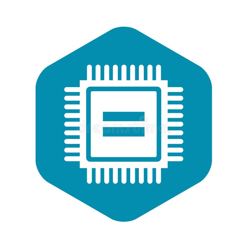Electronic Circuit Board Icon, Simple Style Stock Vector - Illustration ...