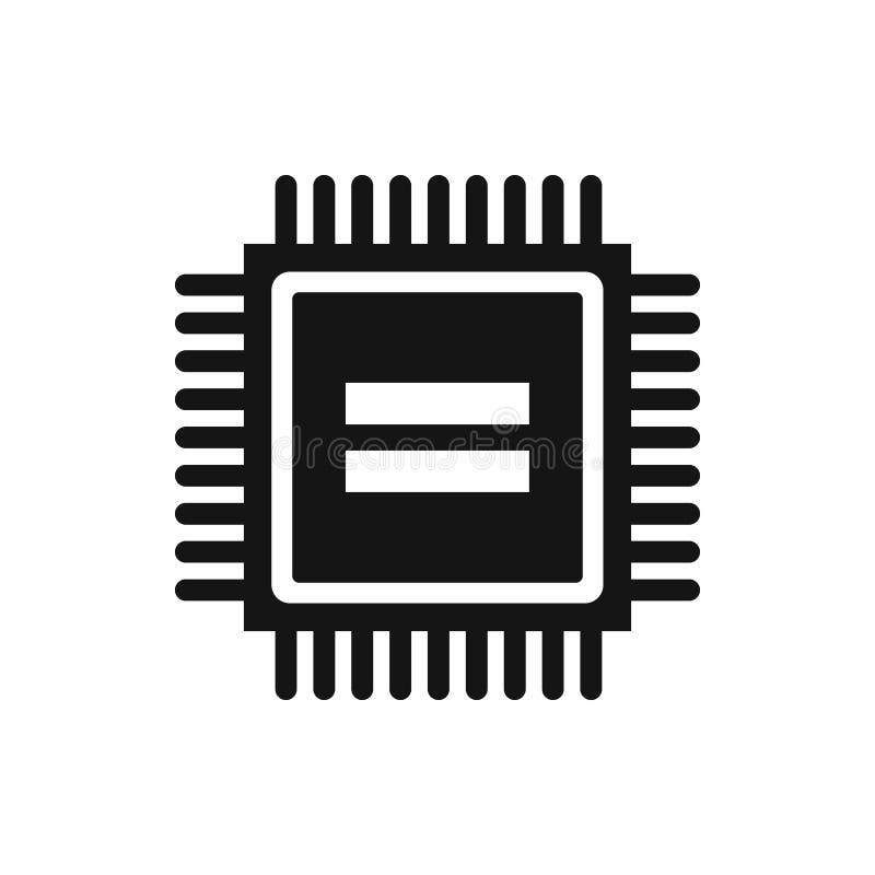 Electronic Circuit Board Icon, Simple Style Stock Vector - Illustration ...