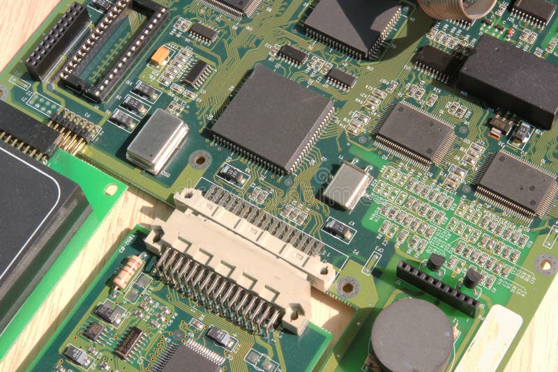 Electronic Circuit Board Part of Electronic Machine Stock Photo - Image ...