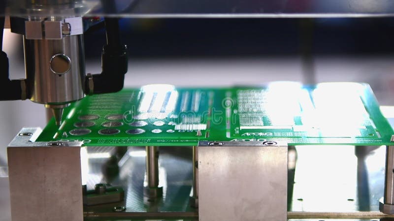 Electronic Circuit Board Production in Machinery and Technology Stock ...