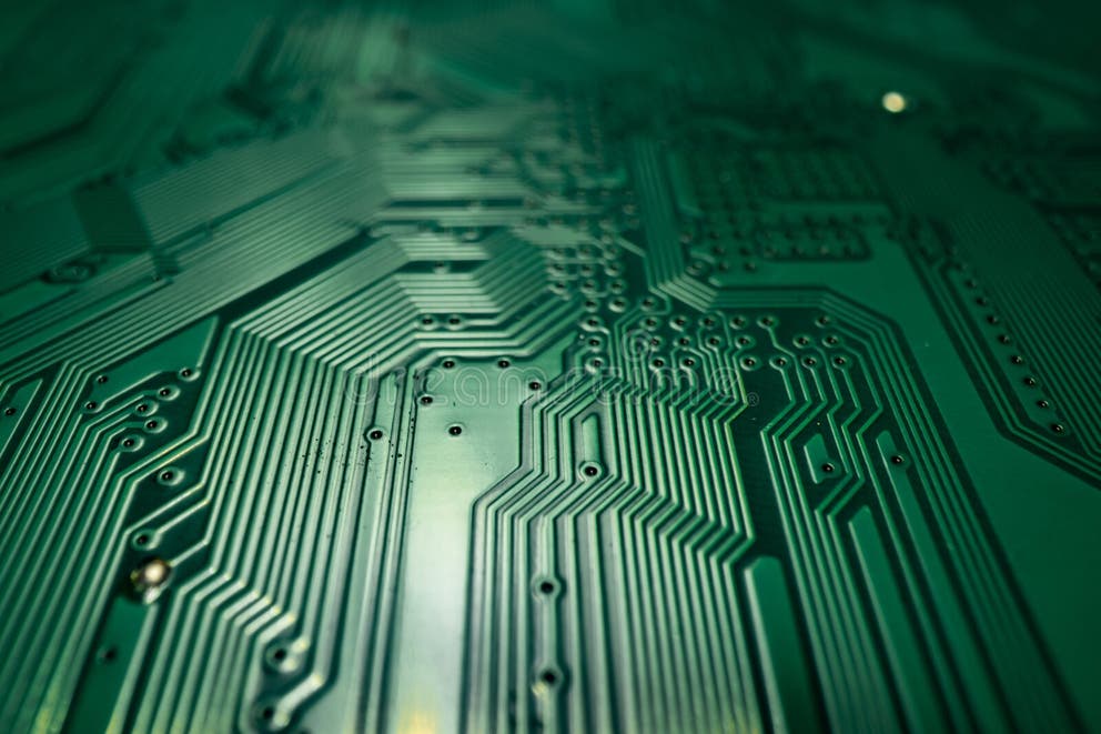 Electronic Circuit Board Technology Background. Electronic Plate ...