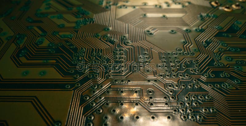 Electronic Circuit Board Technology Background. Electronic Plate ...