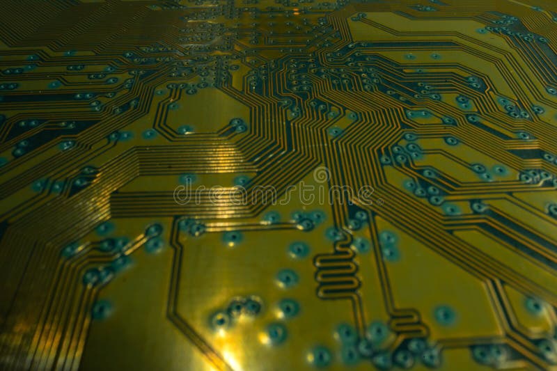 Electronic Circuit Board Technology Background. Electronic Plate ...
