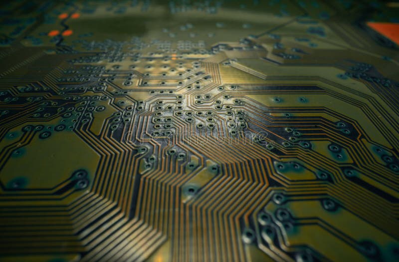 Electronic Circuit Board Background. Abstract Digital Technology ...