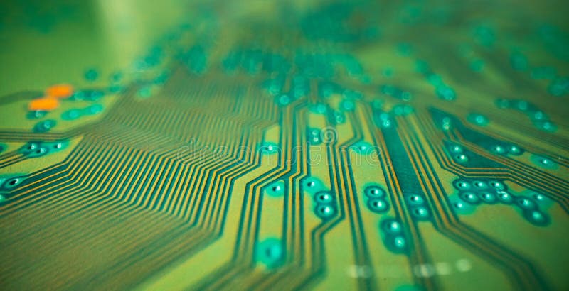 Electronic Circuit Board Background. Abstract Digital Technology ...