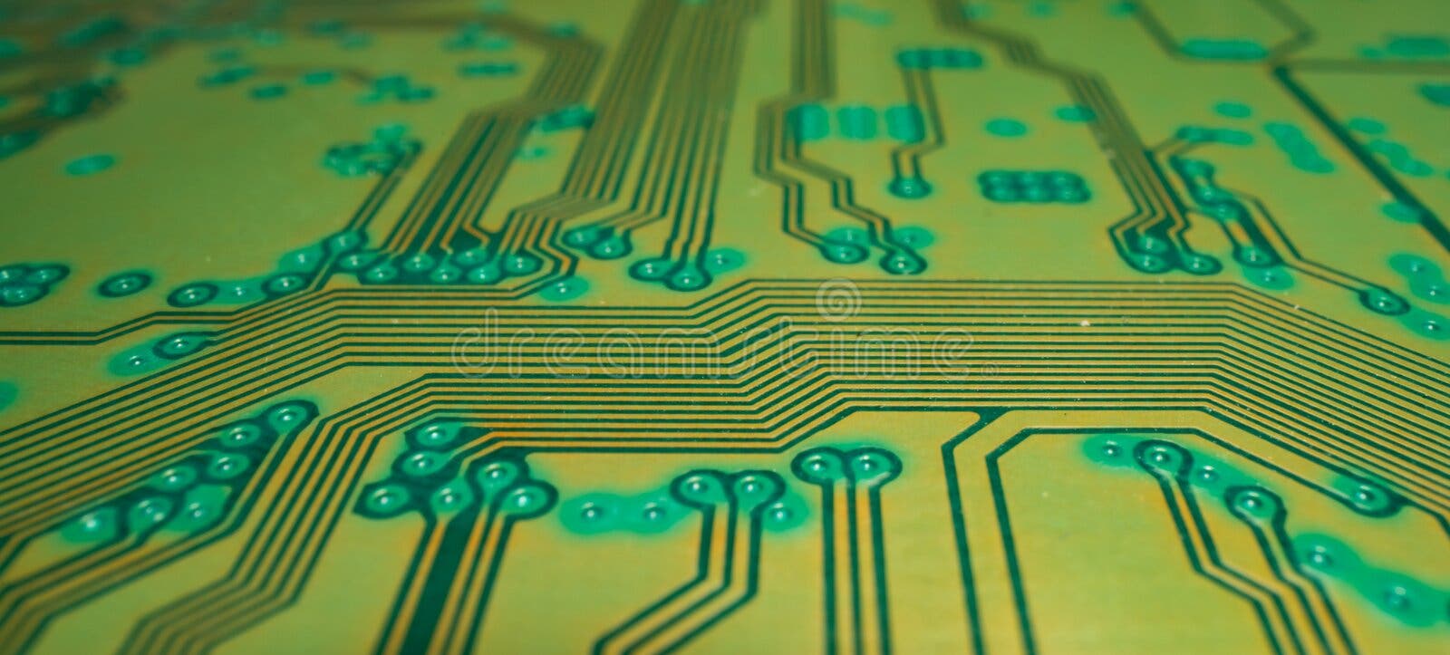 Circuit Board. Technological Electronic Plate with Roads and Other ...