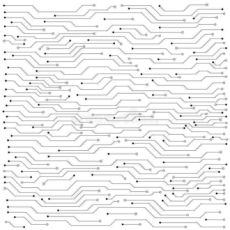 Electronic Circuit Board Vector for Technology and Finance Concept and ...