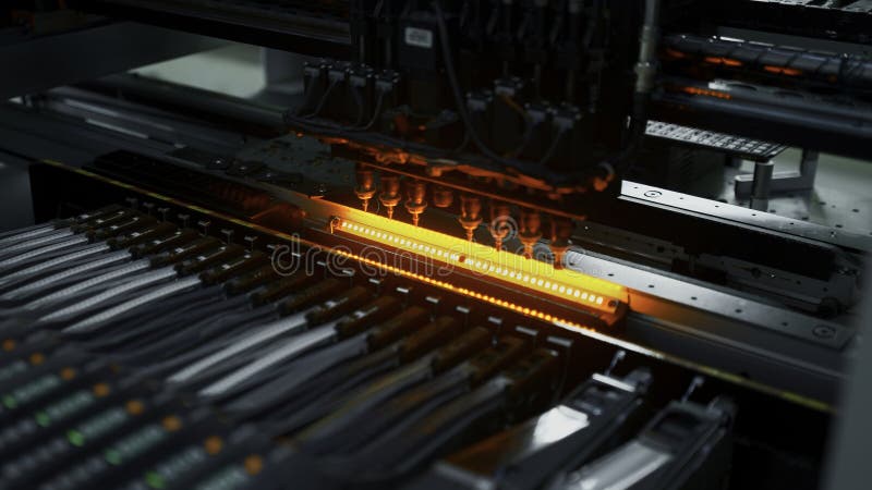 Electronic Circuit Boards Production and Installation of SMD Components ...