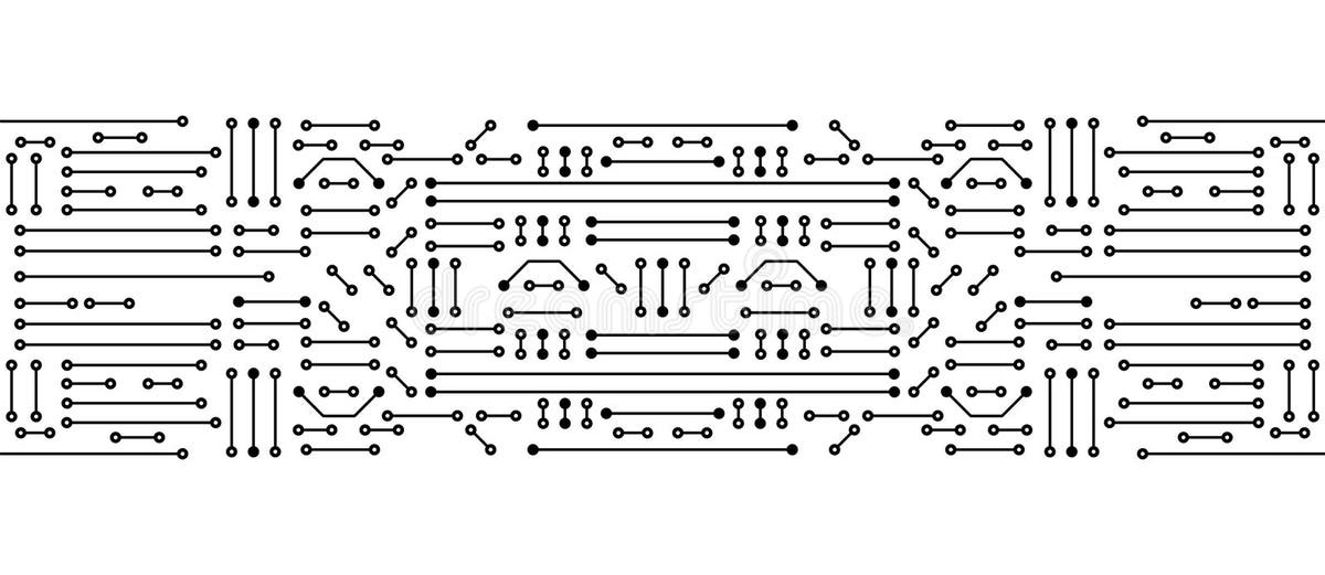 Circuit Border Pattern Stock Illustrations – 1,693 Circuit Border ...