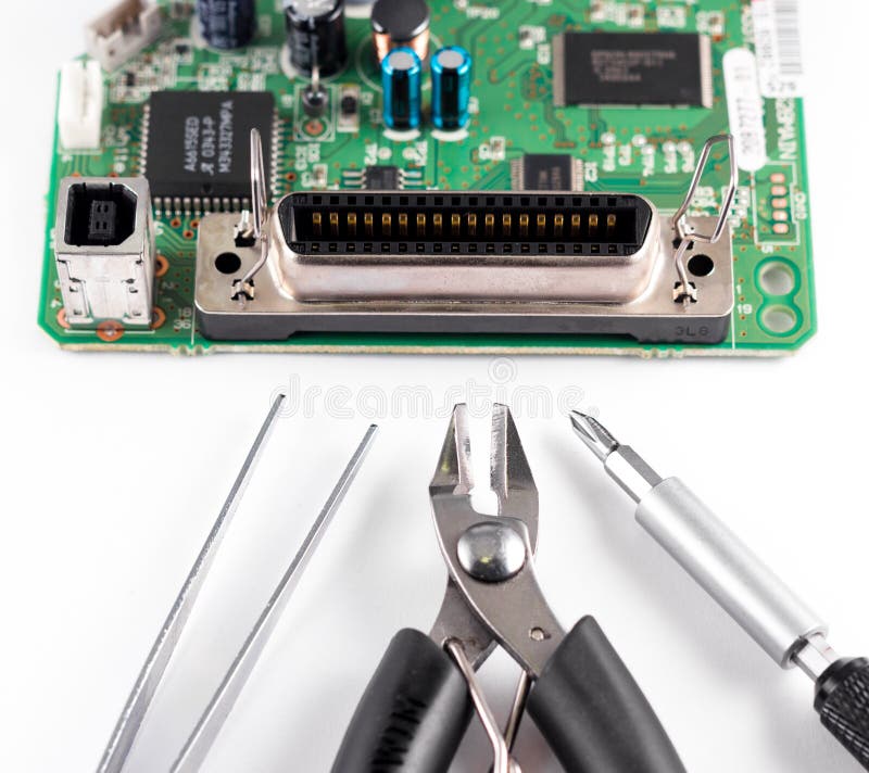 Electronic circuit stock image. Image of component, blue - 47438533