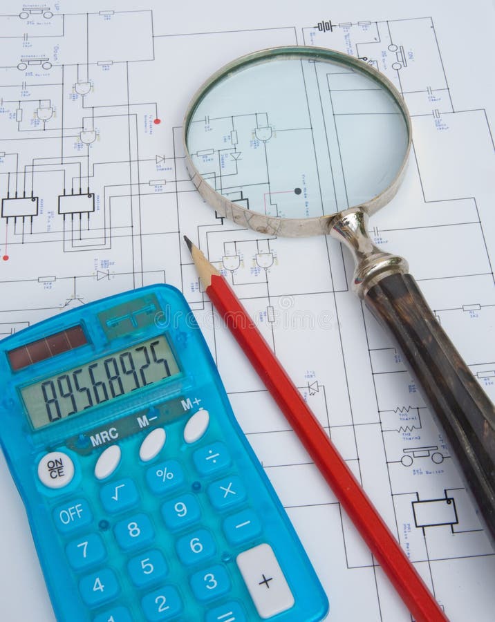 Electronic circuit design. stock photo. Image of unique - 14298262