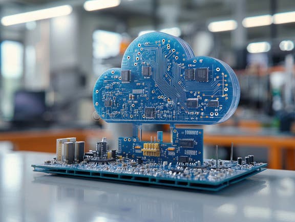 Cloud Computing Hardware Concept Illustration Stock Illustration ...