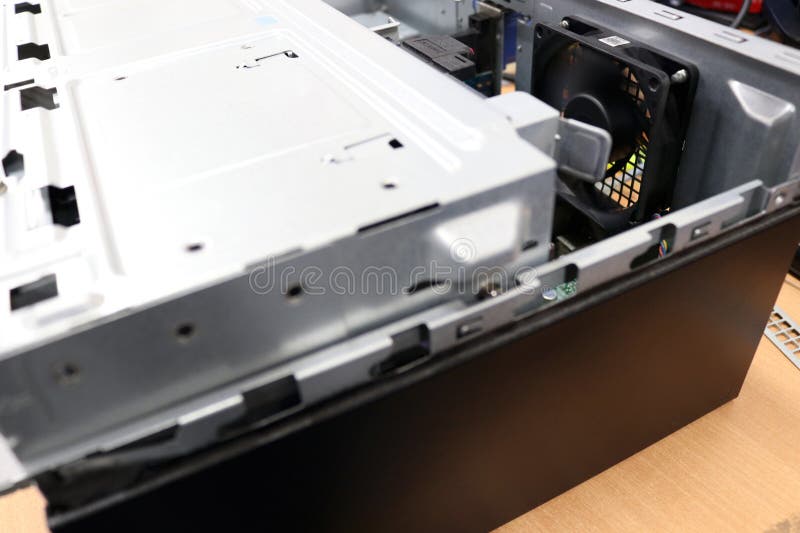 The Electronic Circuit and Hardware Contained in the CPU of a Computer ...