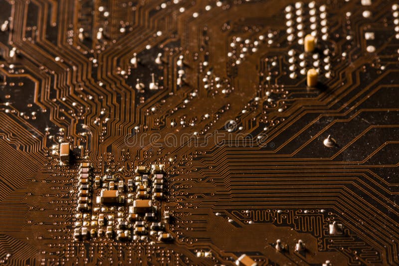 Electronic circuit stock photo. Image of microprocessor - 77886458