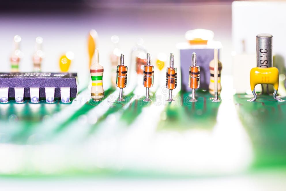 Electronic circuit stock photo. Image of bits, contact - 42154328