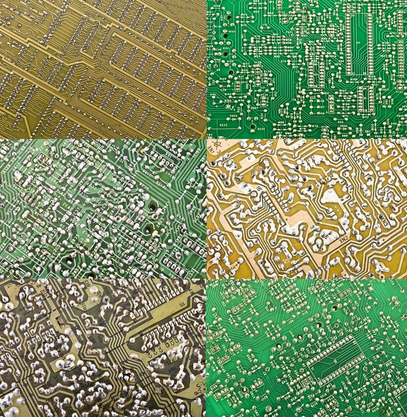 Electronic circuit plate stock image. Image of device - 7971321