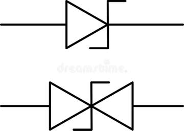 Electronic Circuit Symbols. Graphic Symbols for Electrical Components ...