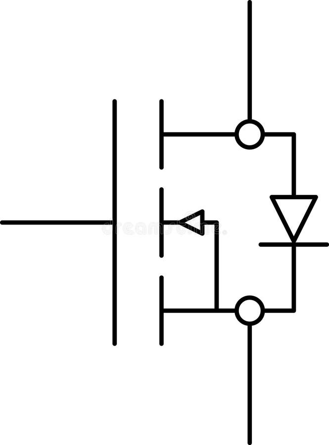 Electronic Circuit Symbols. Graphic Symbols for Electrical Components ...