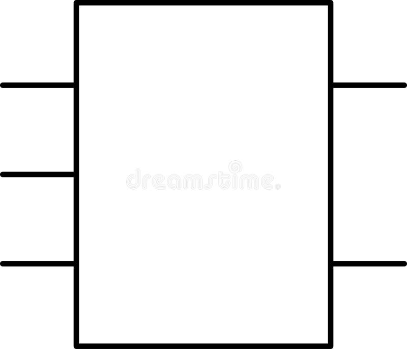 Electronic Circuit Symbols. Graphic Symbols for Electrical Components ...