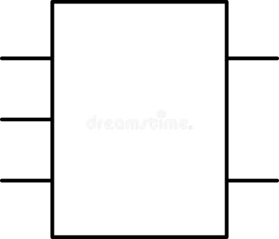 Electronic Circuit Symbols. Graphic Symbols for Electrical Components ...