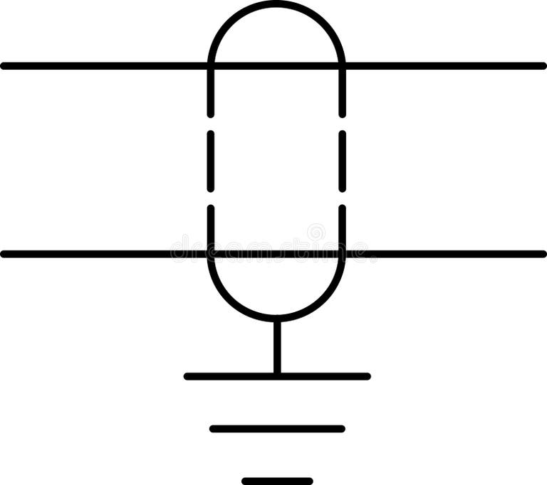 Electronic Circuit Symbols. Graphic Symbols for Electrical Components ...