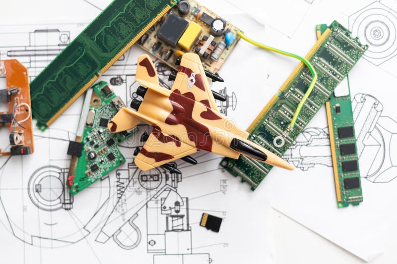 Electronic Circuit and Tools, Real Workplace of Electronic Engineer ...