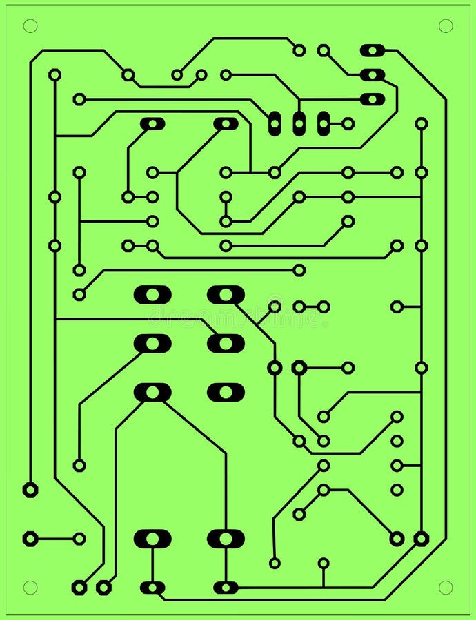 Electronic Circuit Track Board Schema on Green Background Stock ... Electronic Circuit Track Board Schema on Green Background Stock ...