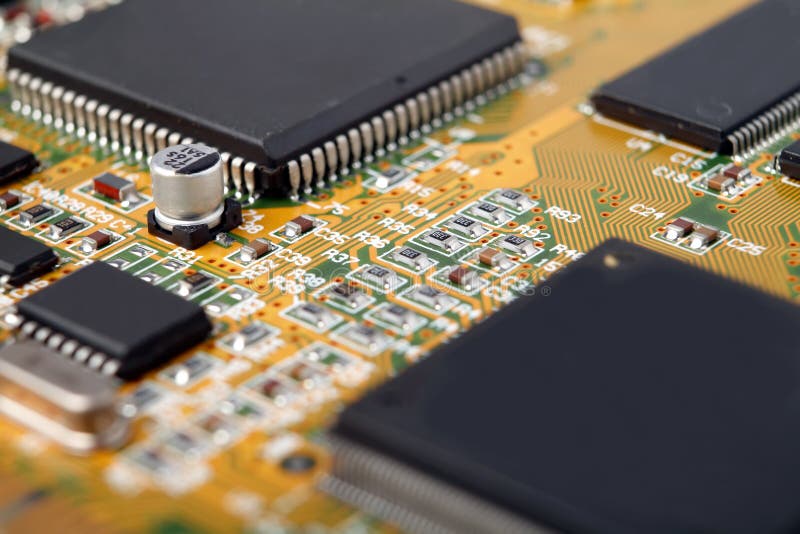 Electronic circuits stock photo. Image of hardware, diode - 16668772