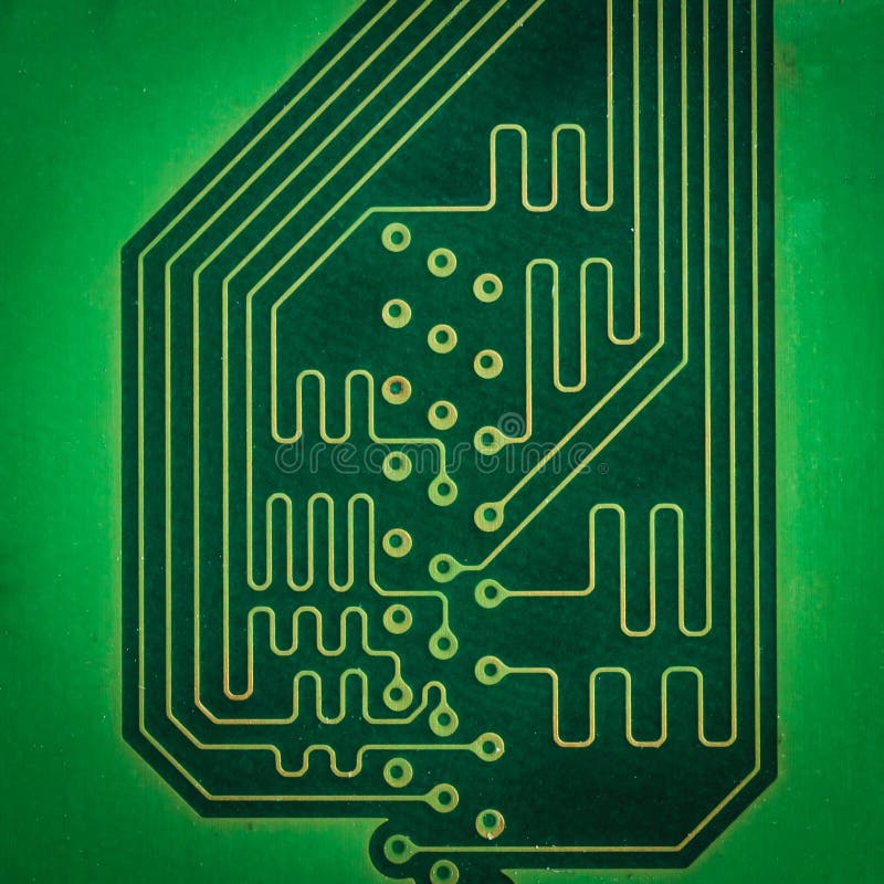 Electronic Circuits on White Background Stock Photo - Image of ...