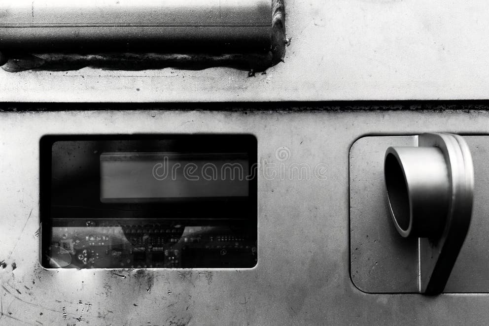 An Electronic Coin Payment Machine Stock Photo - Image of cash, device ...