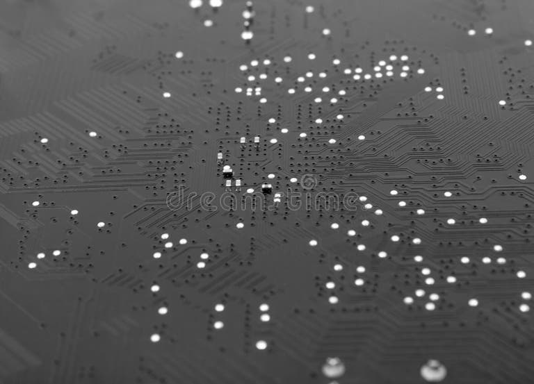 Electronic Collection - Backside Computer Mainboard Stock Image - Image ...