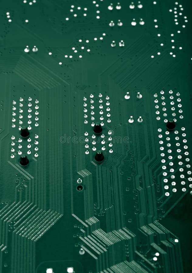 Electronic Collection - Backside Computer Mainboard Stock Image - Image ...