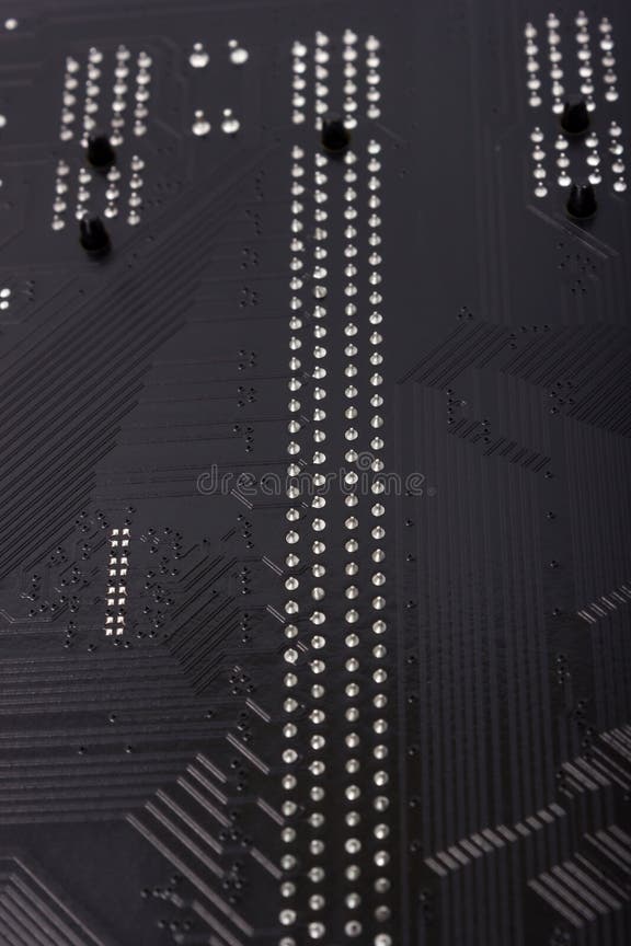 Electronic Collection - Backside Computer Mainboard Stock Image - Image ...