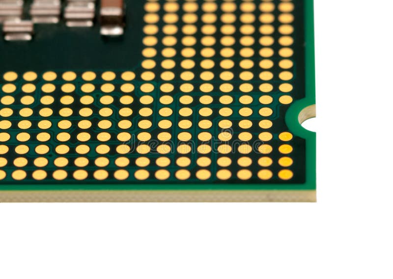 Electronic Collection - Computer CPU Isolated on White Background Stock ...