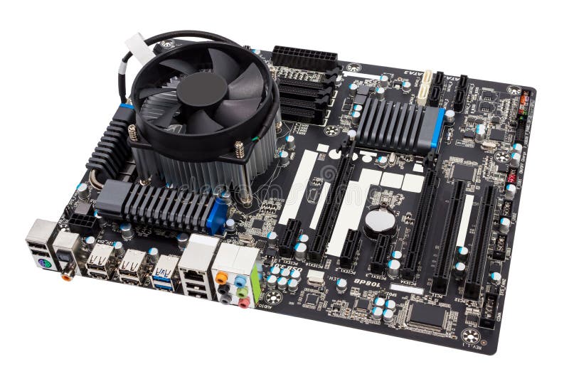 Computer CPU stock photo. Image of hardware, insert, install - 20227770