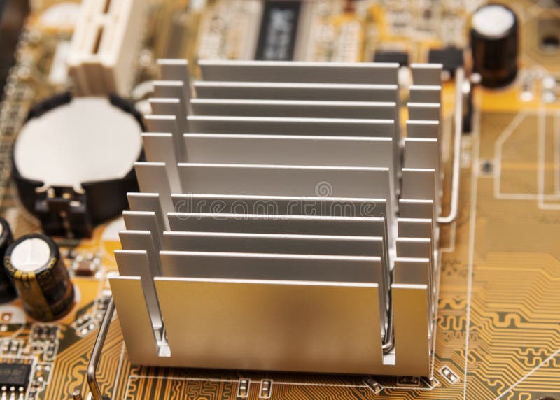 Electronic Collection - Digital Components on Computer Mainboard Stock ...