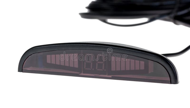 Electronic Collection - Remote Display Car Parking Sensor Isolat Stock ...