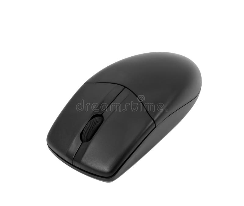 Electronic Collection Wireless Optical Black Computer Mouse Stock ...
